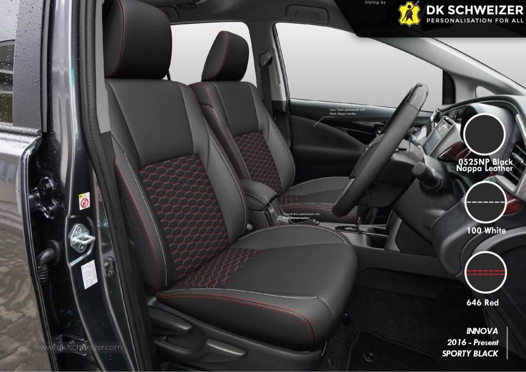 TOYOTA INNOVA SPORTY BLACK 2016-PRESENT - DK SCHWEIZER
