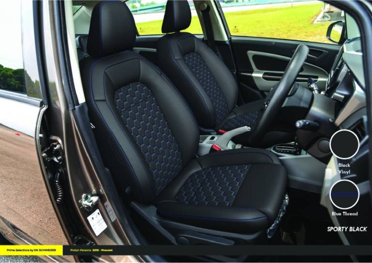 PROTON PERSONA SPORTY BLACK 2016-PRESENT - DK SCHWEIZER
