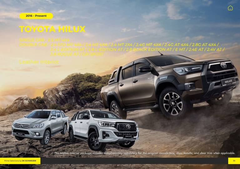 Prime Selections Toyota Directory - DK SCHWEIZER