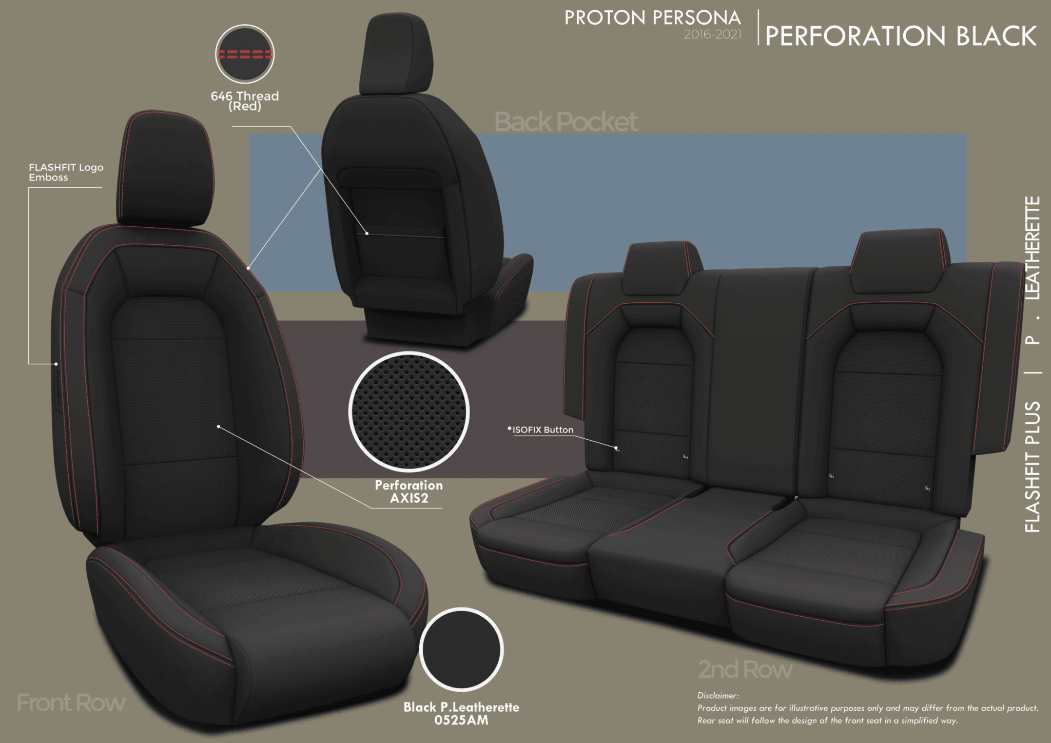 DK Flash Fit for Proton Persona (2016-2021) - DK SCHWEIZER